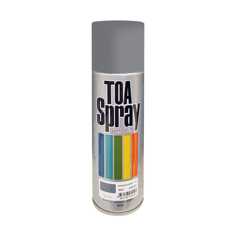 สีสเปรย์ TOA #24 DARK GREY 400 ซีซี Color Spray | Shopee Thailand
