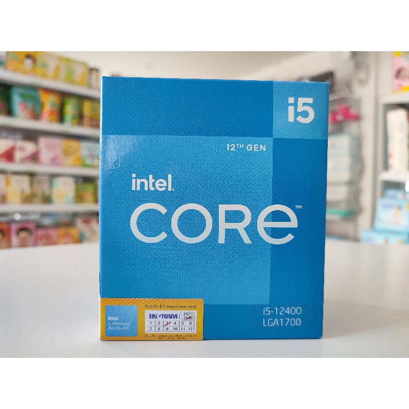 CPU CORE I5-12400F (ต้องใช้การ์ดจอแยก) & i5 12400 LGA 1700 2.5 GHz 6C ...