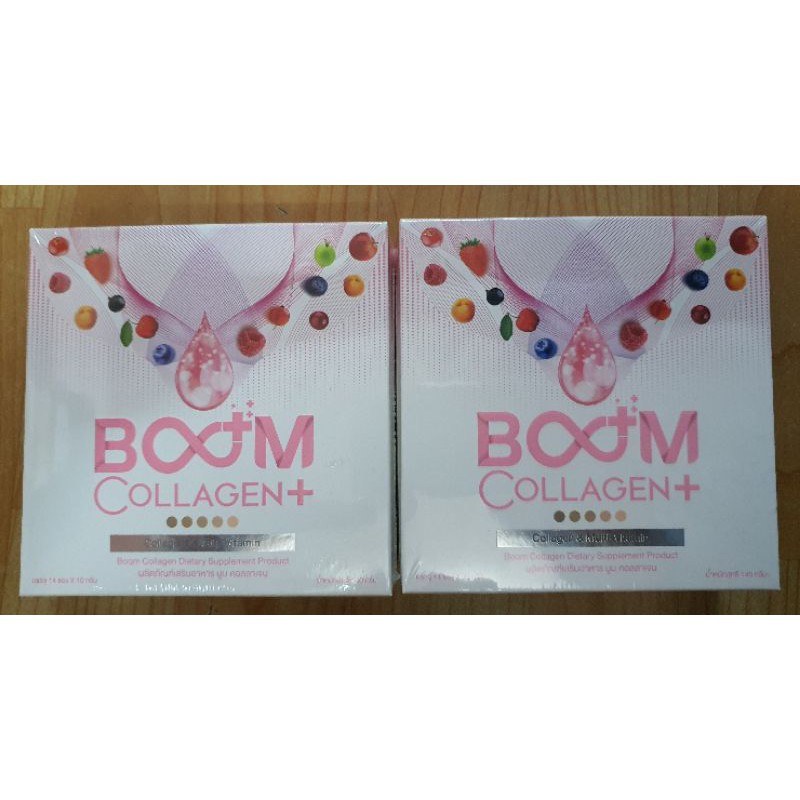 ℡BOOM Collagen อาหารผิวคอลลาเจน ชงดื่ม (หมดอายุเดือน 7 ปี 22) | Shopee ...