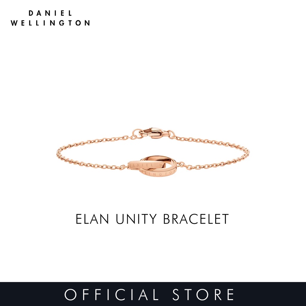 (ของแท้ประกันช้อป) Daniel Wellington สร้อยข้อมือ ELAN UNITY BRACELET 165มม สีโรสโกลด์ | Shopee ...