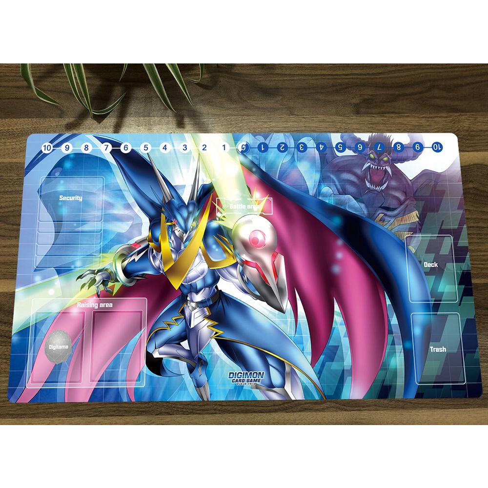 อะนิเมะ Digimon Duel Playmat Ulforce V-dramon Future Mode Trading Card เกม Mat DTCG CCG แผ่นรอง ...