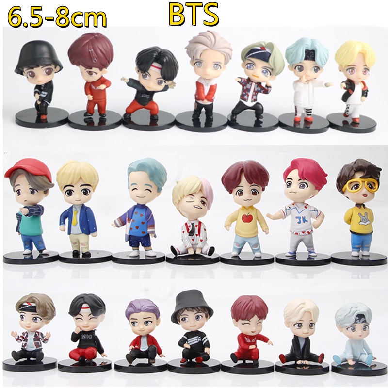 ฟิกเกอร์ BTS Bangtan Boys Butter Action Figure K-POP Idol 1 3 4 Version ...
