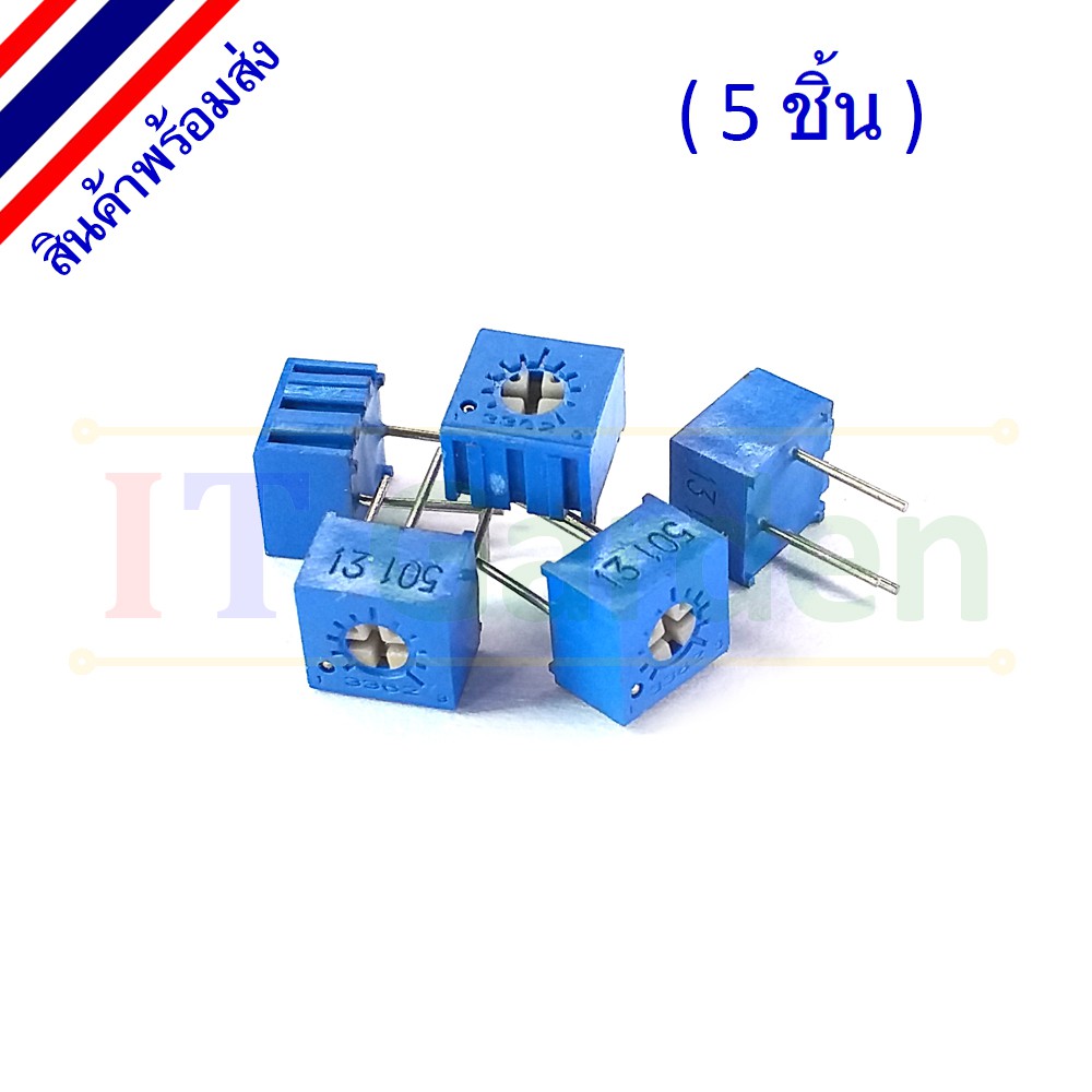 VR 3362 Variable Resistor Trimpot Trimmer Potentiometer (5 ชิ้น ...
