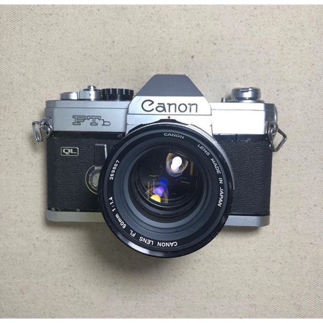 ขายกล้องฟิล์ม cannon FTB / Lens 50 mm 1.4 | Shopee Thailand