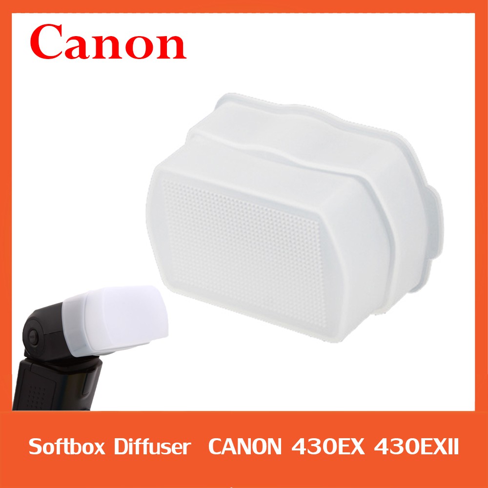 Softbox Diffuser ตัวครอบแฟลช CANON 430EX II | Shopee Thailand