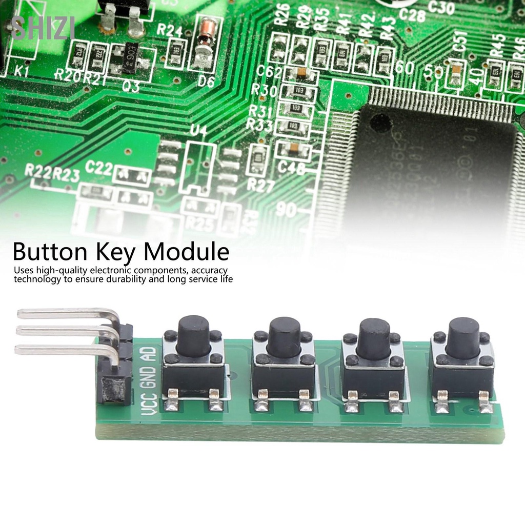Shizi ปุ่มโมดูลกุญแจ 4 ปุ่ม 1 Analog Output Ad Pin Kc11b04 สําหรับ Mega2560 Shopee Thailand 4781