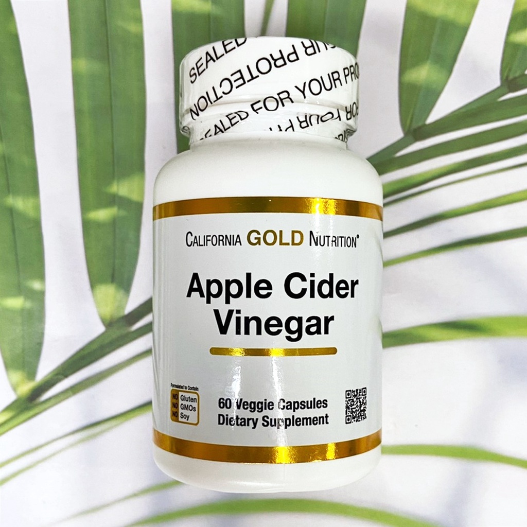 (California Gold Nutrition®) Apple Cider Vinegar 60 Veggie Capsules ...