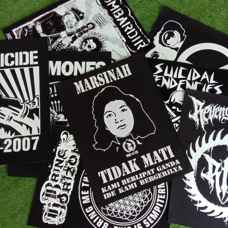 Screen Printing Backpatch/ Suicidal Ramones Back Patch/Jacket Back ...