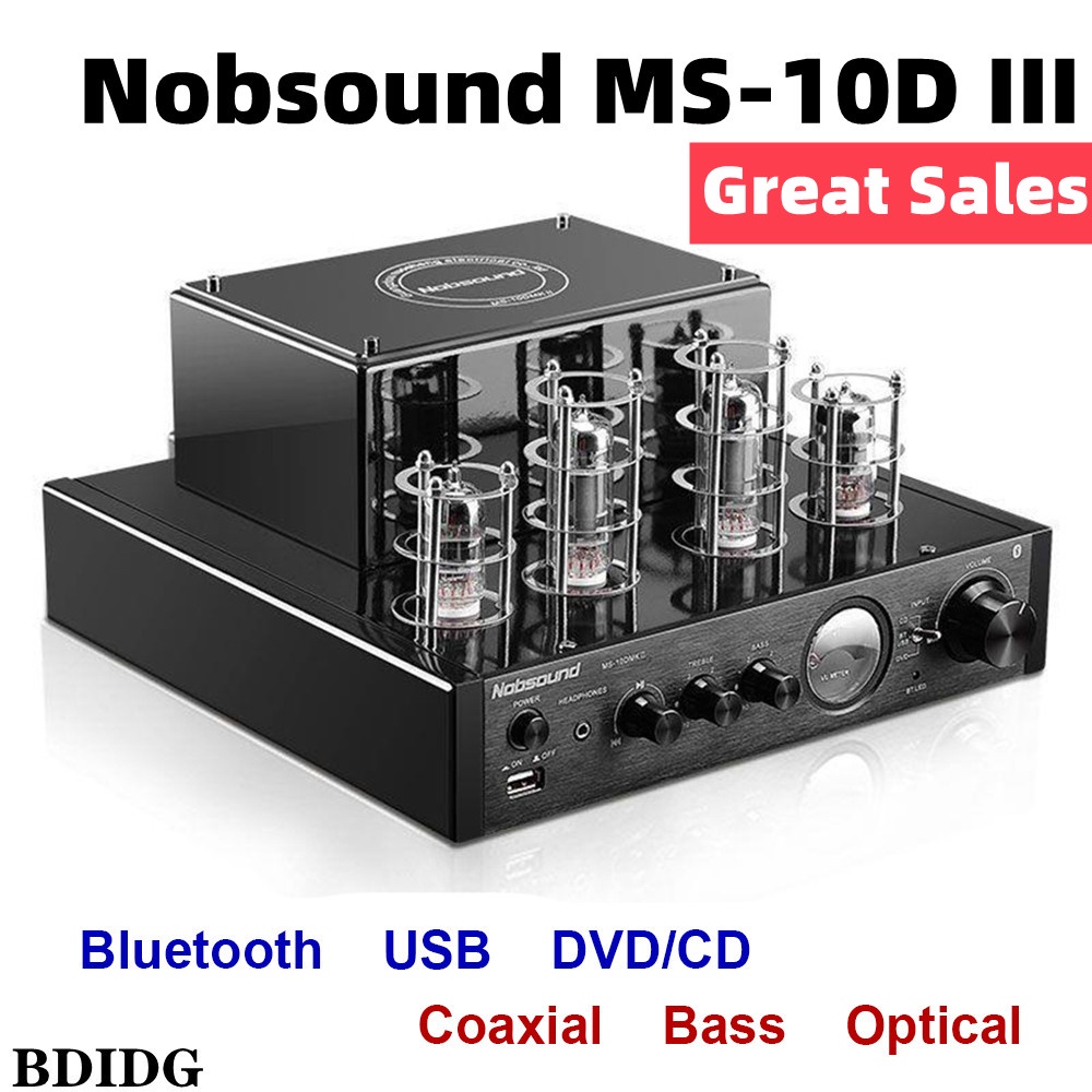 ใหม่ Nobsound MS-10D III เครื่องขยายเสียงหลอดสูญญากาศเครื่องขยายเสียง ...