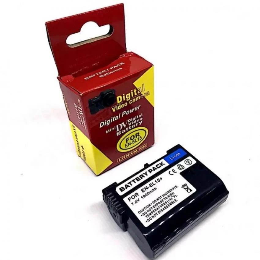 Nikon Battery รุ่น EN-EL15 แบตเตอรี่นิคอน D7000,D7100,D7200 Nikon1 V1 ...