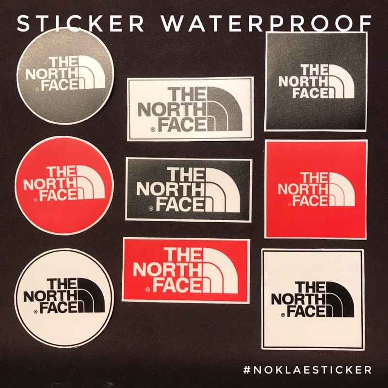 Sticker THE NORTH FACE สติ๊กเกอร์เคลือบด้านกันน้ำคุณภาพดี | Shopee Thailand