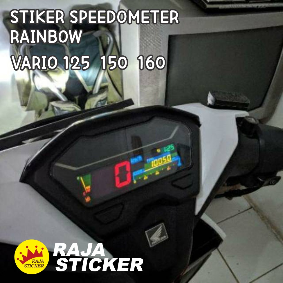 สติ๊กเกอร์ Vario LCD Rainbow SPEEDOMETER ใหม่ 2018, 2019 | Shopee Thailand