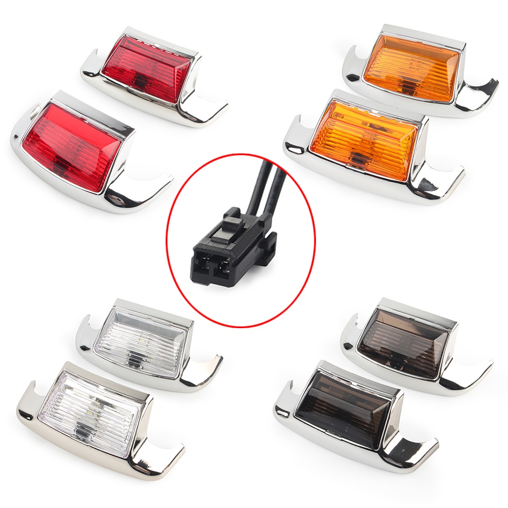 1 คู่ Fender Tip Light ด้านหน้านําขอบ Tailing Edge ขับรถเบรคไฟ LED ...
