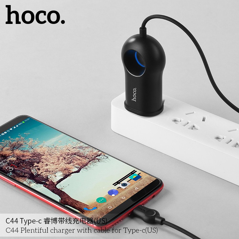 หัวชาร์จ Hoco Android ของแท้ รุ่น C44 Type C 2.1A | Shopee Thailand