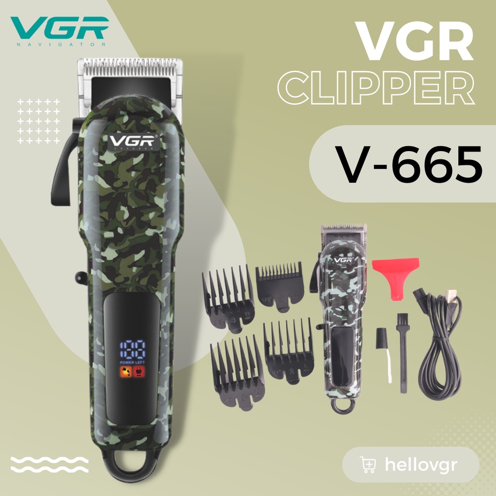 ปัตตาเลี่ยนไร้สาย VGR รุ่น V-665 (สินค้าพร้อมส่ง) | Shopee Thailand