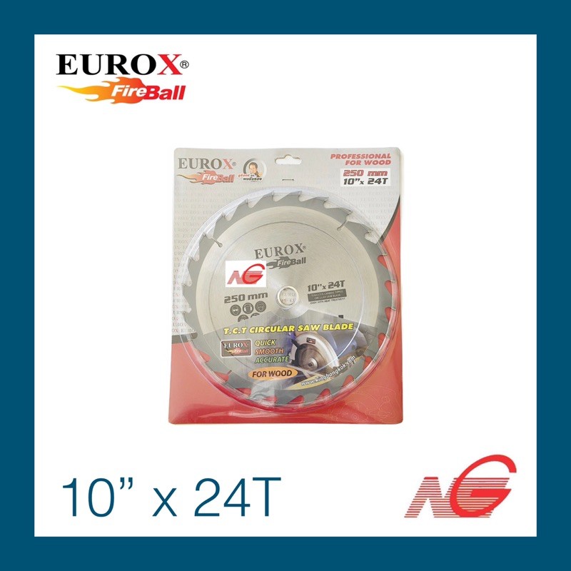 ใบเลื่อยวงเดือน EUROX 10" x 24T | Shopee Thailand