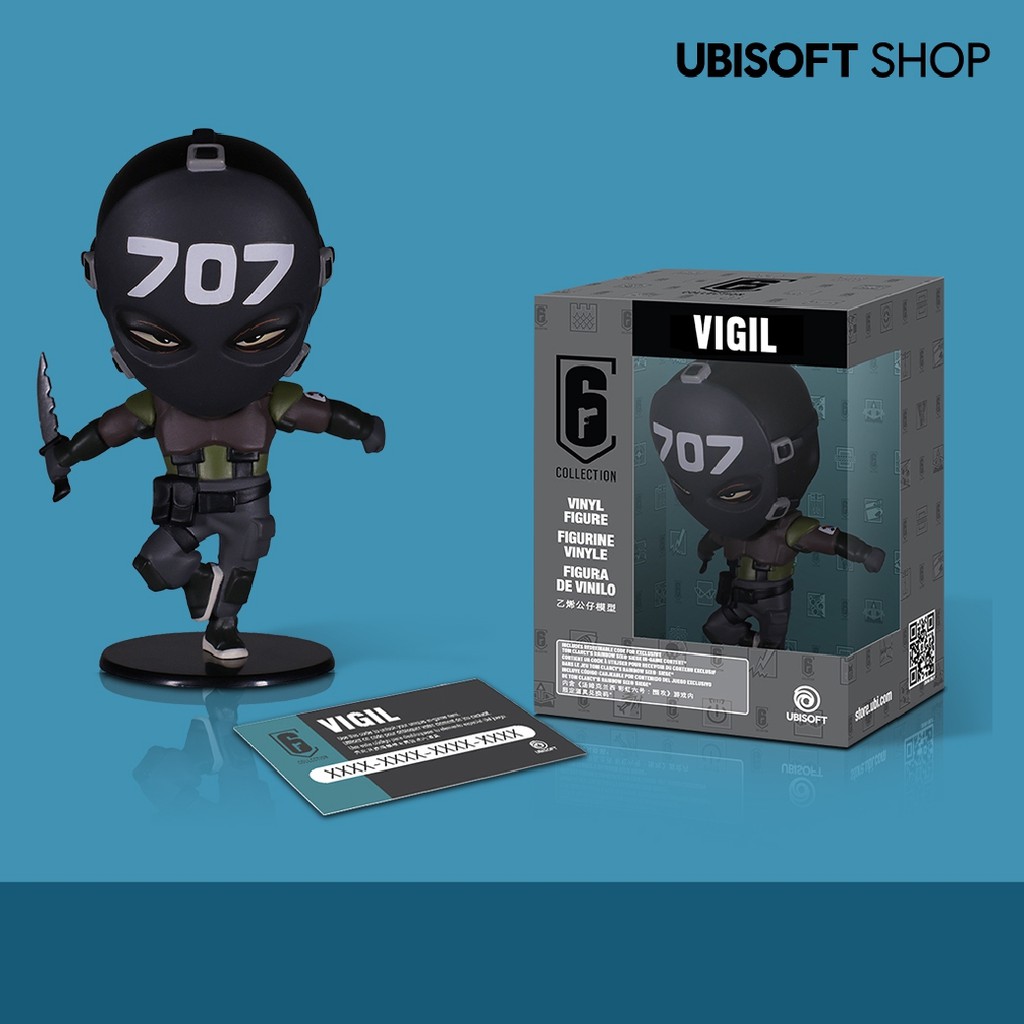 Ubisoft : Rainbow Six Siege Six Collection: Vigil Chibi Figurine ...