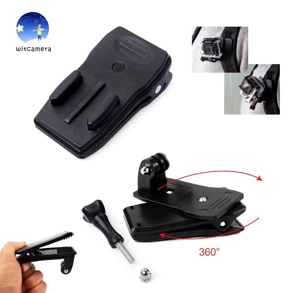 360 Angle GoPro Bag Clip ที่หนีบยึดกล้องโกโปร หมุนได้ 360 องศา Action ...