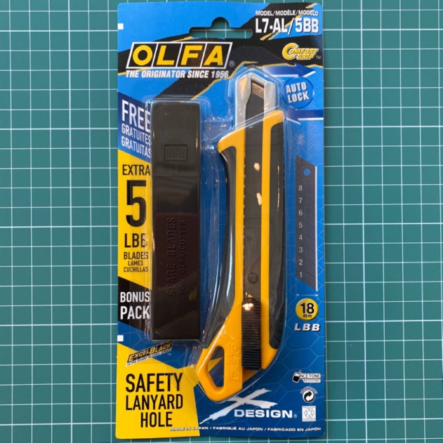 OLFA มีดคัตอร์ รุ่น L7-AL ด้ามจับยาง | Shopee Thailand