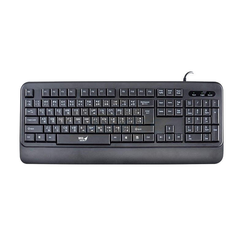 USB Keyboard MD-TECH (KB-18) Black | Shopee Thailand
