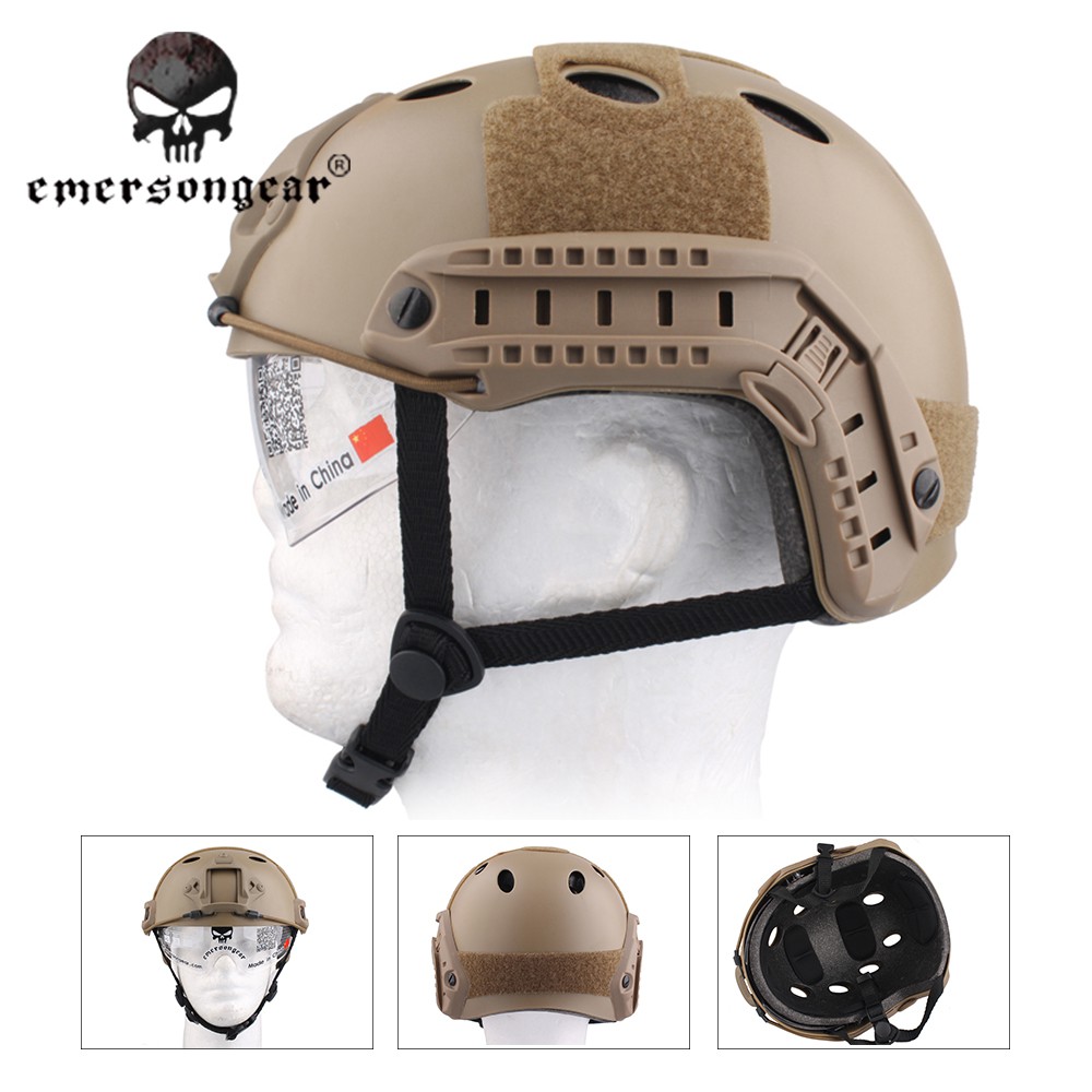 Emerson FAST Helmet With Protective Goggle PJ ABS EM8819 | Shopee Thailand