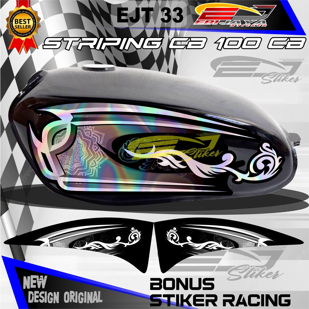 สติ๊กเกอร์มอเตอร์ไซค์ CB แบบกําหนดเอง DECALL STRIPING / CB สติ๊กเกอร์ ...