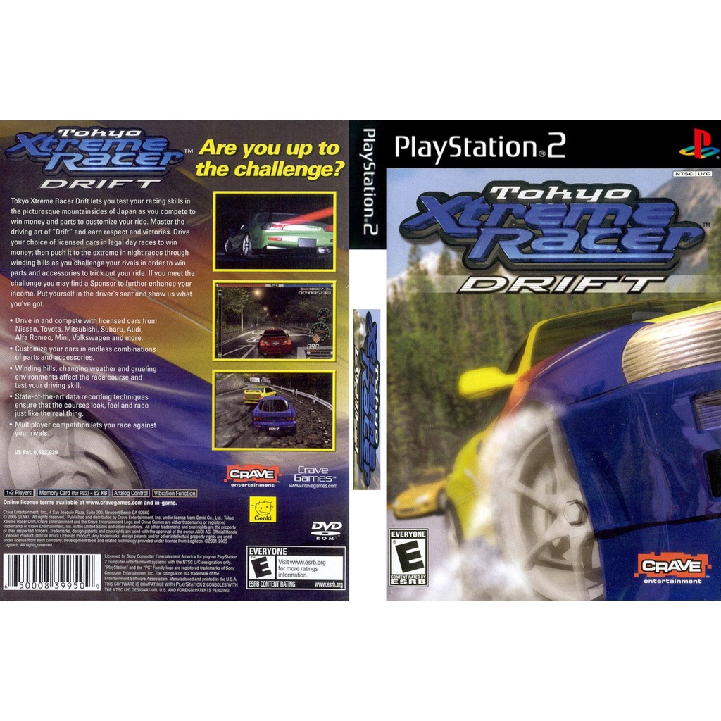 แผ่นเกมส์ PS2 Tokyo Xtreme Racer Drift คุณภาพ ส่งไว (DVD) | Shopee Thailand