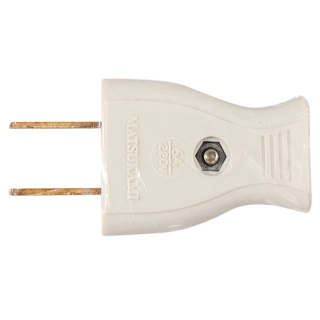 ปลั๊กเสียบเดี่ยว 2 ขาแบน DIY SQUARE PLUG ADAPTER 2P SINGLE DIY SQUARE ...