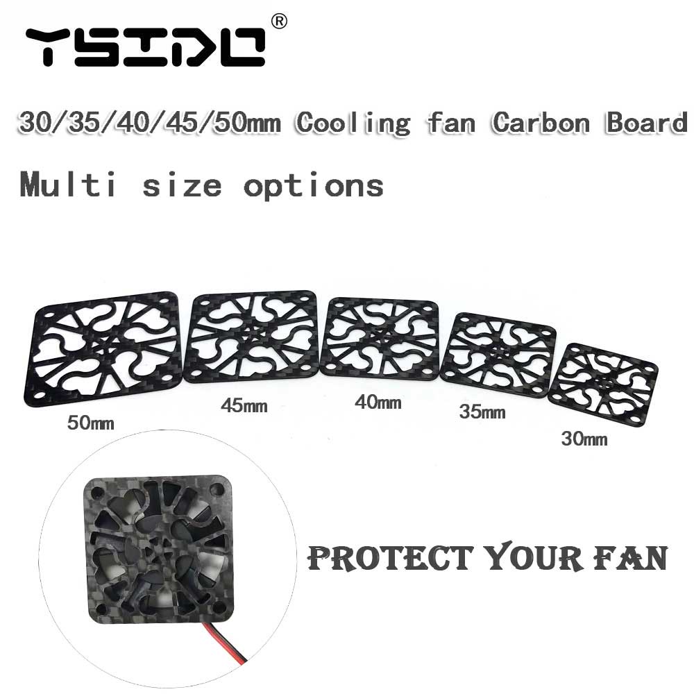พัดลมระบายความร้อน คาร์บอนไฟเบอร์ สําหรับรถบังคับ YSIDO 3010 3510 4010 4510 5010 ARRMA TRAXXAS ...