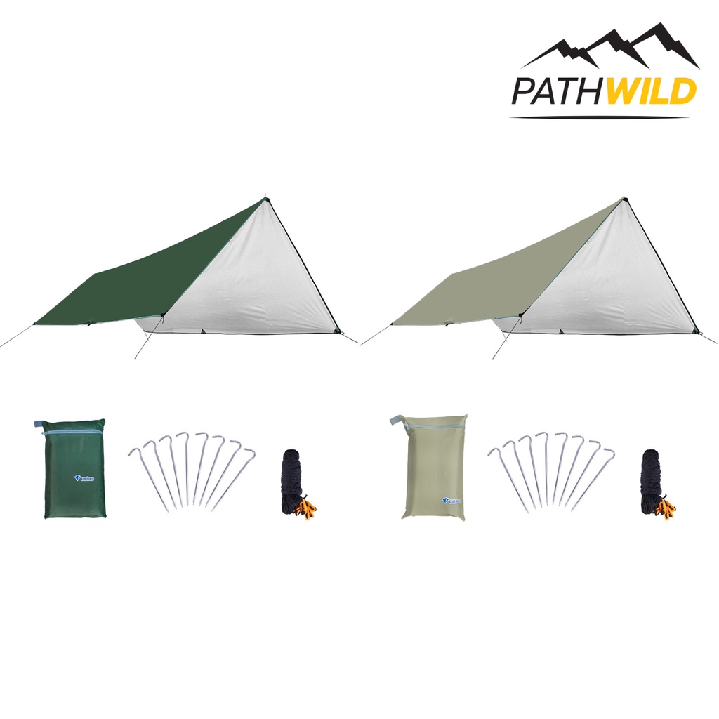 TARP FLYSHEET ใช้ทำหลังคากันแดดกันฝน BLUEFIELD TARP 3 X 5 M | Shopee ...