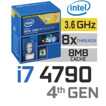 CPU INTEL CORE i7 4790 (Socket 1150) มือสอง พร้อมส่ง แพ็คดีมาก ...