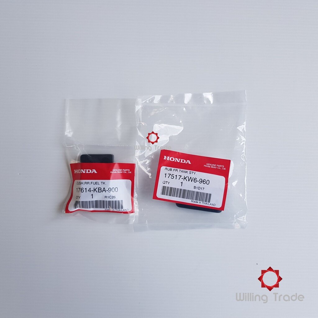 ยางรองถังน้ำมันหน้า+หลัง (A134)HONDA:(17517-KW6-960 + 17614-KBA-900 ...