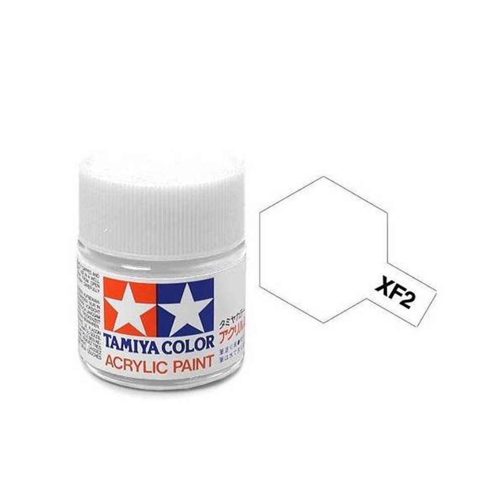 Tamiya Acrylic Paint XF-2 (Flat White) | Shopee Thailand