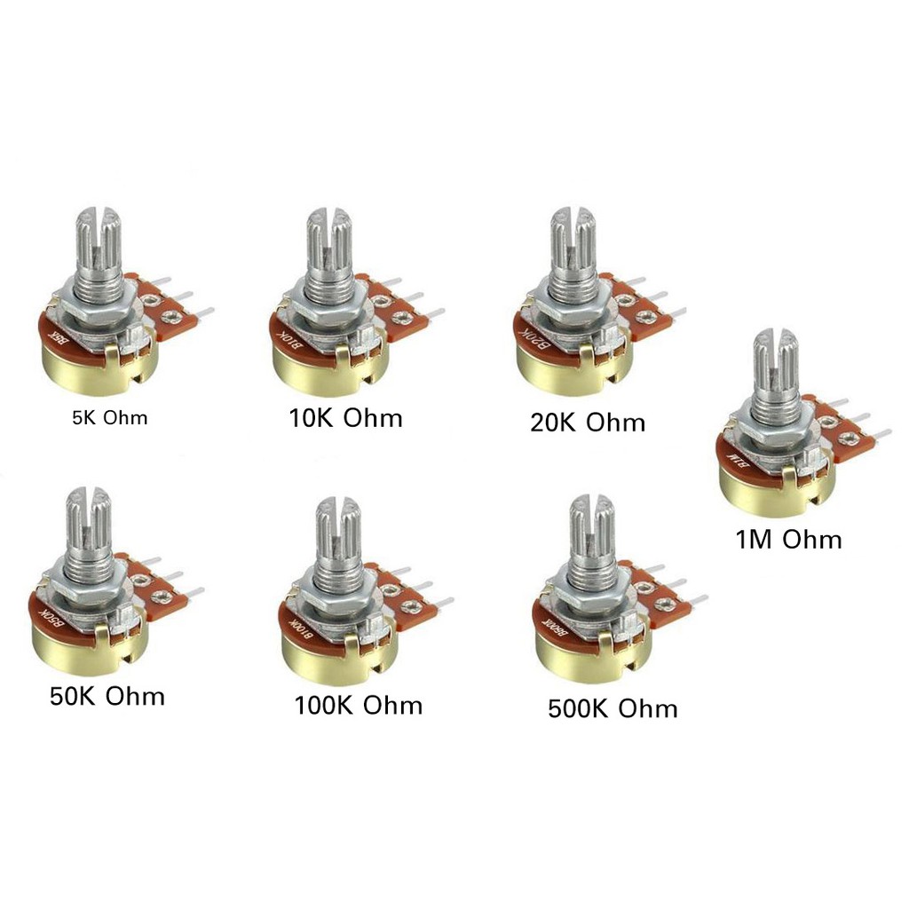 5K (B5K) - 1M (B1M) Ohm โวลลุ่ม Volume VR Potentiometer | Shopee Thailand