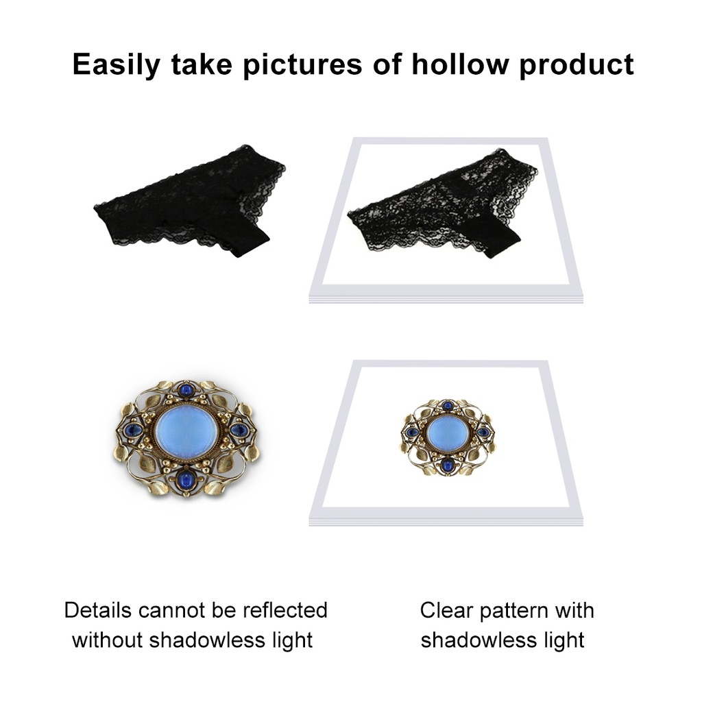 PULUZ LED Photography Shadowless Light แผงจัดไฟ แผงไฟลบเงา แผ่นไฟช่วย ...