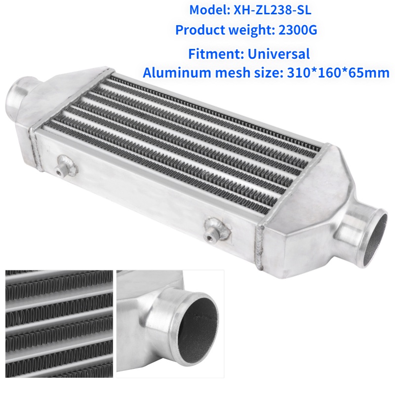 Super Motor Universal Turbo Intercooler Front Mount 63mm Inlet Dia ...