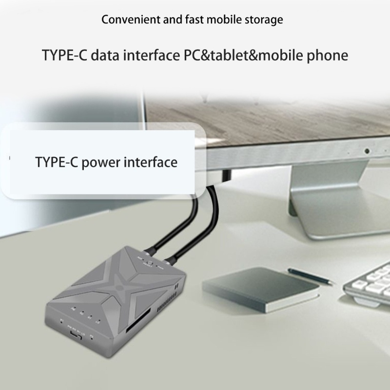R * M2 NVME SSD 4 โหมด RAID Dock Station Splitter ประเภท C USB3 2 ...