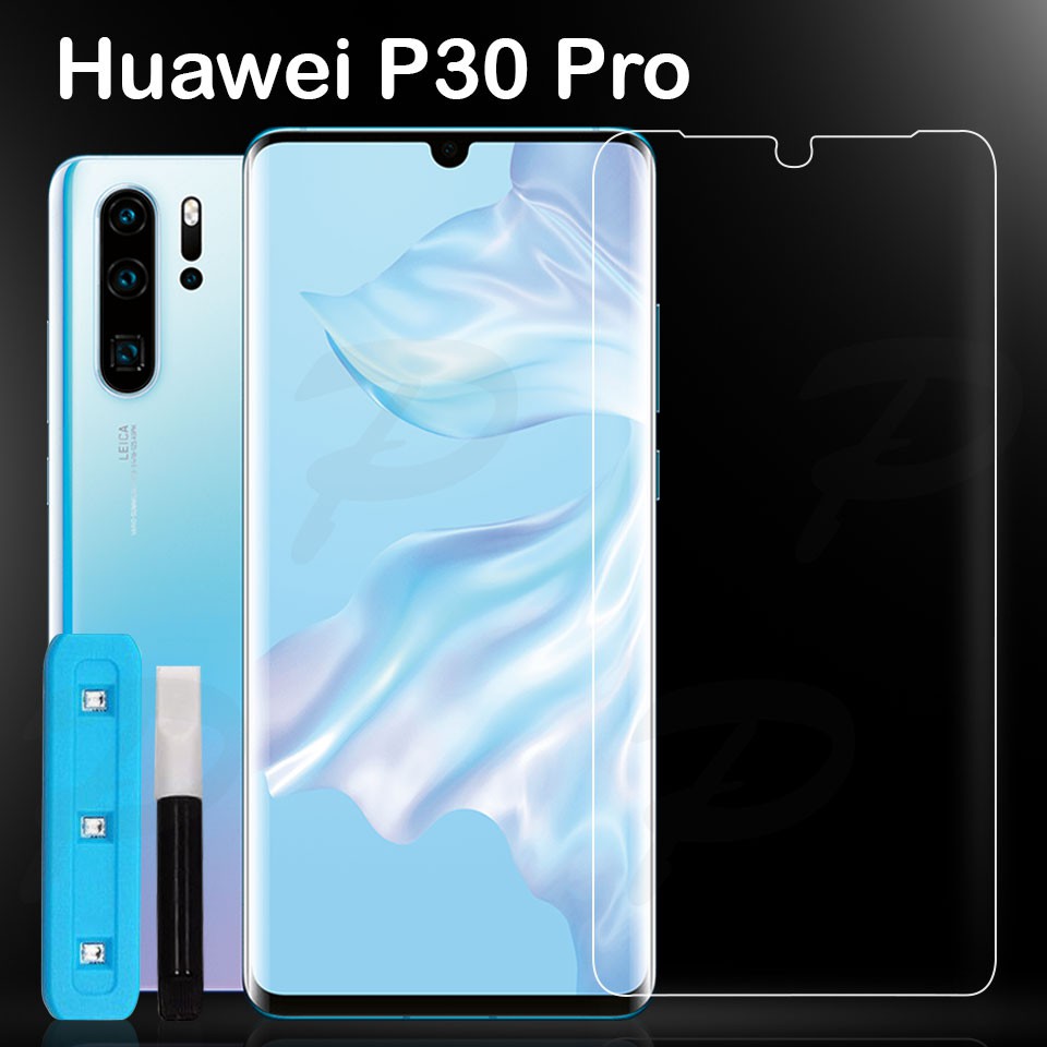 ฟิล์มกระจก กาวยูวี UV Glue For Huawei P30 Pro / P40 Pro / Mate 50 Pro / Mate 30 Pro / Mate 40 ...