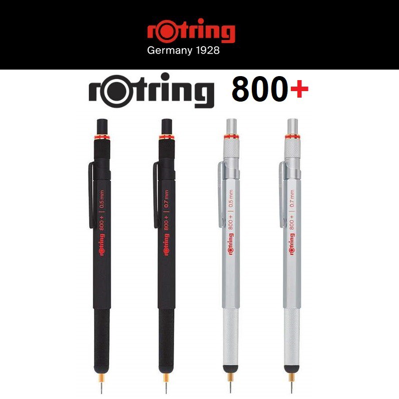 Rotring 800+ ดินสอกด + สไตลัส (ดินสอกด 0.5 มม., 0.7 มม.) Ipad Iphone ...