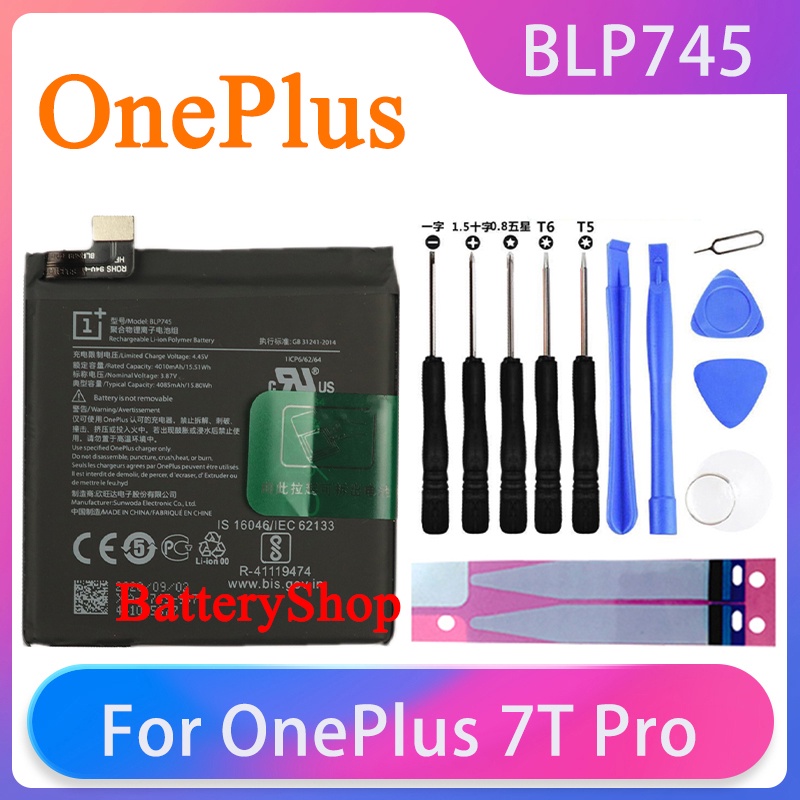 OriginaI แบตเตอรี่ Oneplus 7T Pro Oneplus 7 T Pro Battery BLP745 ...