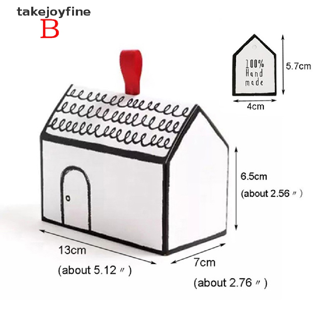 Tfth กล่องของขวัญ รูปบ้าน สําหรับใส่ขนม คุ้กกี้ เค้ก ลูกอม งานแต่งงาน ...
