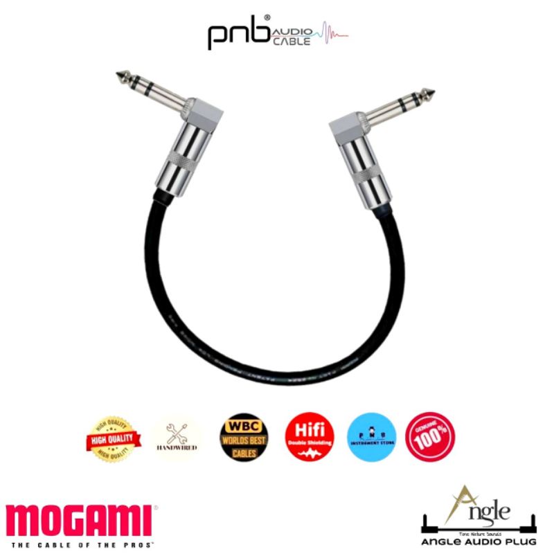 PNB PATCH CABLE สายสัญญาณเสียง TRS RIGHT ANGLE ( EXPRESSION CABLE ) ใช้ ...
