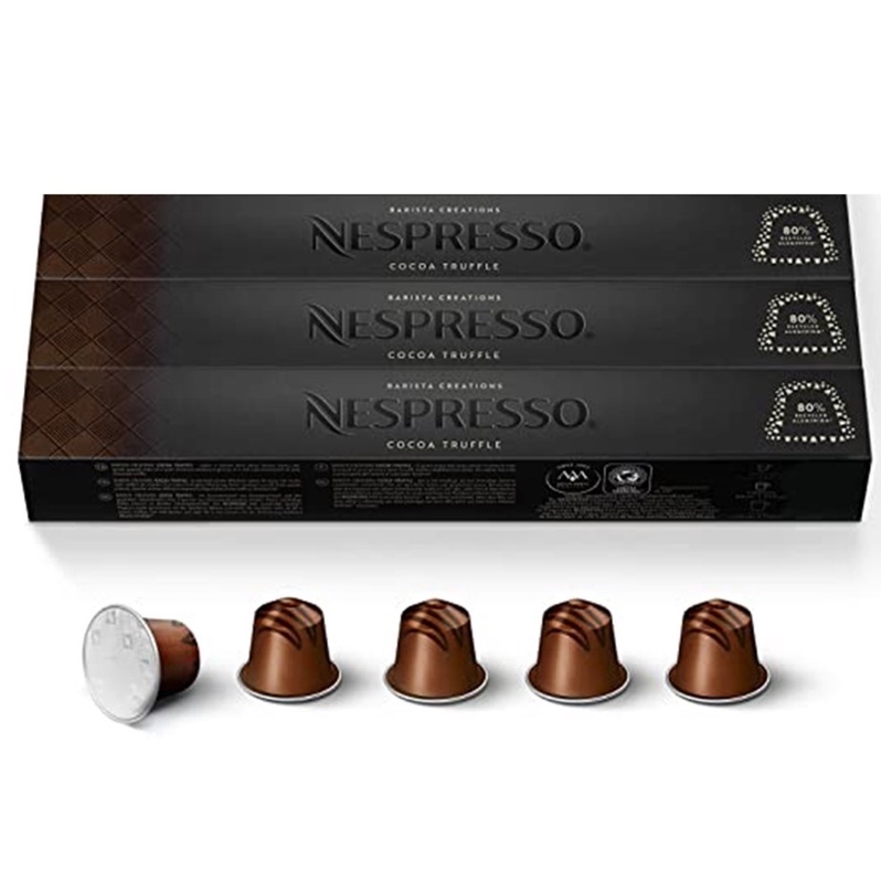 Nespresso Cocoa Truffle Barista Ground Coffee Capsule เนสเพรสโซ โกโก้ ท ...