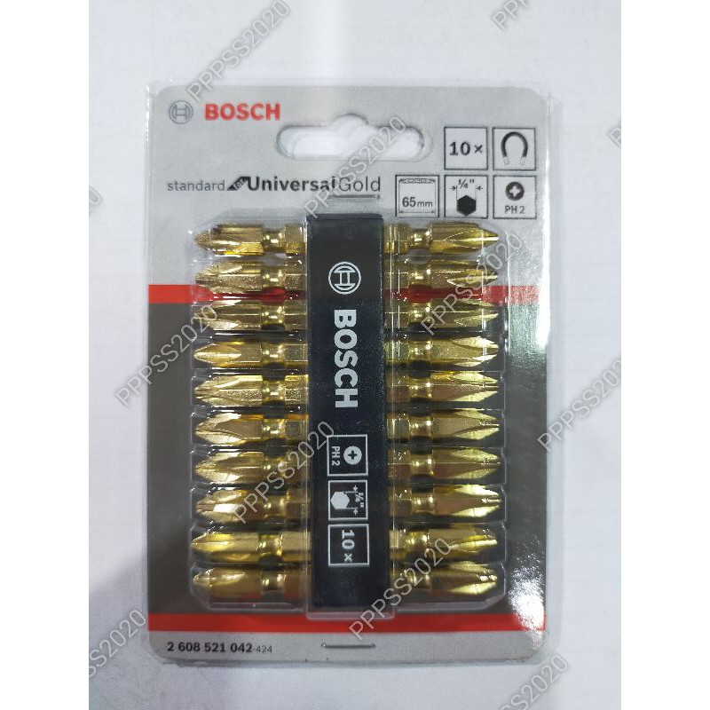 ดอกไขควง BOSCH รุ่น 2608521041 ขนาด 45 มม. สีทอง | Shopee Thailand