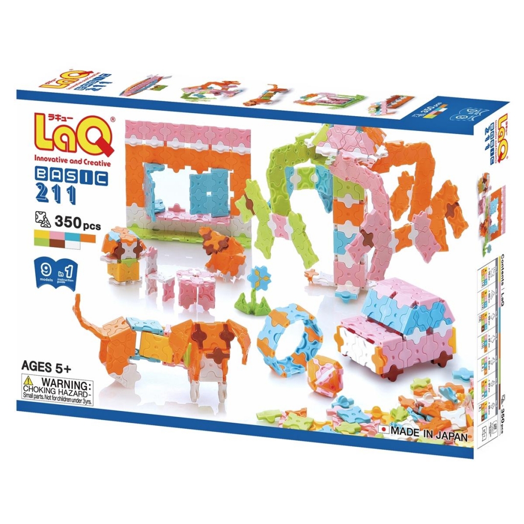 LaQ Basic 211 ลาคิว ของเล่นตัวต่อเสริมพัฒนาการ เสริมทักษะ ช่วยพัฒนา IQ และ EQ ผลิตในญี่ปุ่น ...