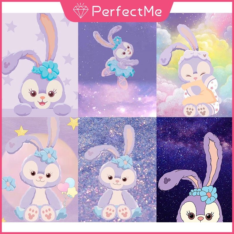 Pm ภาพจิตรกรรมปักครอสสติตช์คริสตัล รูปการ์ตูน Disney Lena Belle 5D ขนาด ...