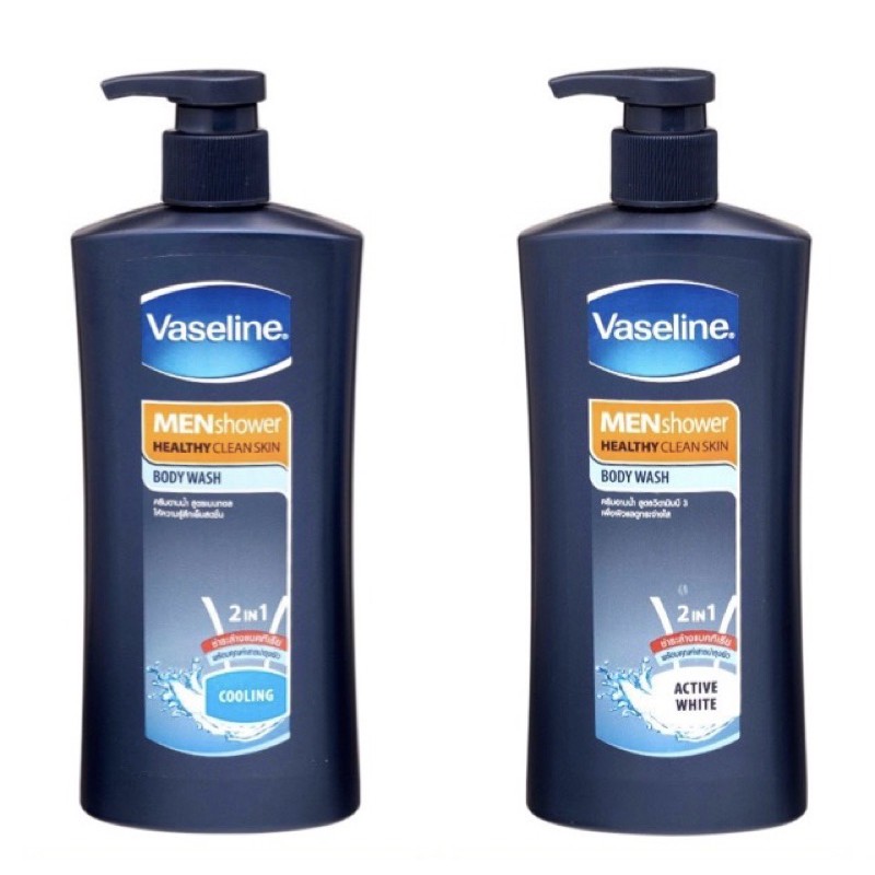 Vaseline Men Shower ครีมอาบน้ำสำหรับผู้ชาย สูตรเมนทอล 450 มล. | Shopee ...