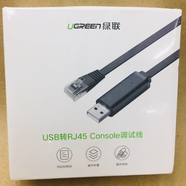 50773 USB to RJ45 Console Cable 1.5m. Ugreen | Shopee Thailand