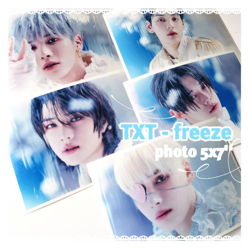TXT - freeze รูป 5x7 นิ้ว kpop | Shopee Thailand
