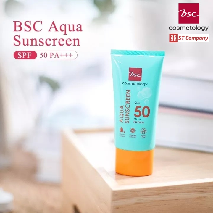 กันแดดสูตรกันน้ำ ครีมกันแดด Sun cut sun screen BSC AQUA SUNSCREEN SPF ...